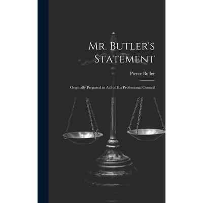 Mr. Butler's Statement－金石堂
