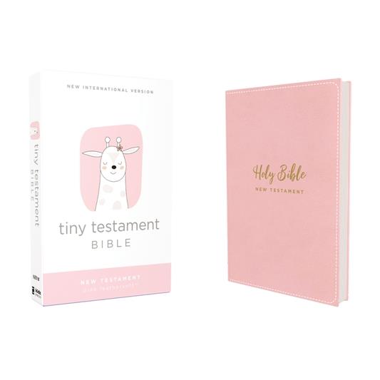 Niv, Tiny Testament Bible, New Testament, Leathersoft, Pink, Comfort ...